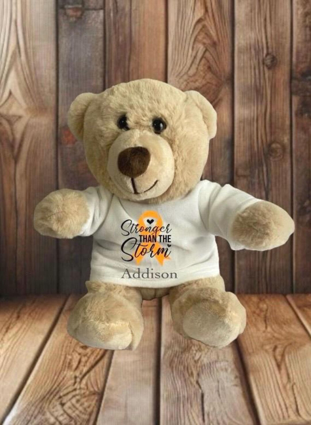 Kidney Cancer Support Teddy Bear, Personalized Cancer Support Bear ...