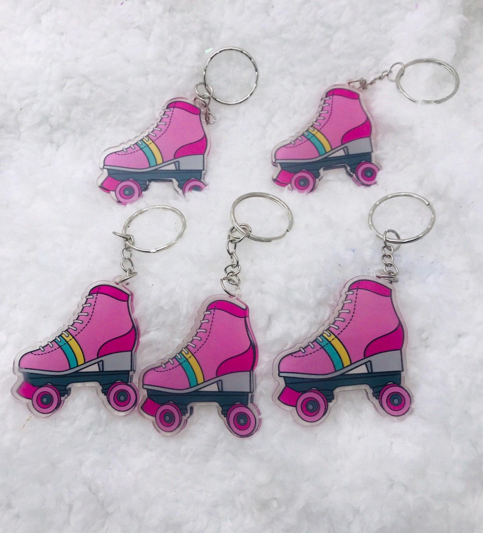 Roller Skate Keychain Party Favors Roller Skate Keychain - Etsy