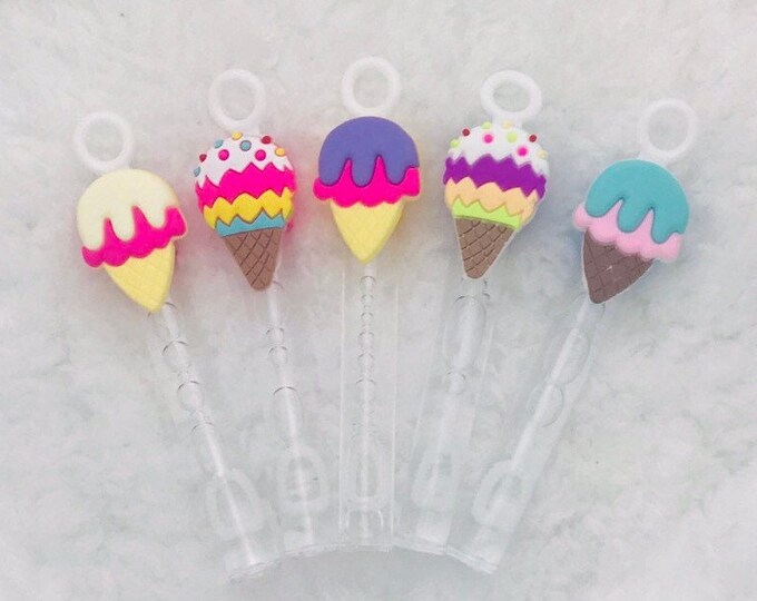 Ice Cream Bubbles, Ice Cream Party Favors, Party Favors, Ice Cream ...