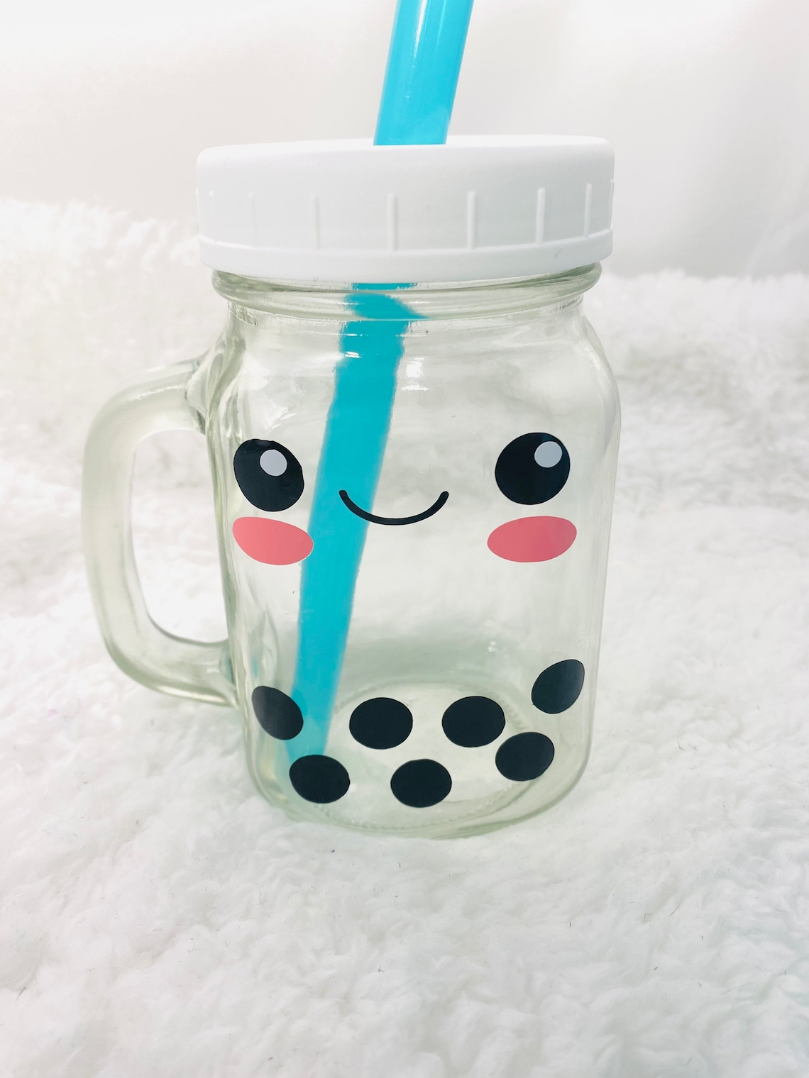 Boba Tea Mug With Lid and Straw Boba Tea Gift Boba Tea Cup - Etsy