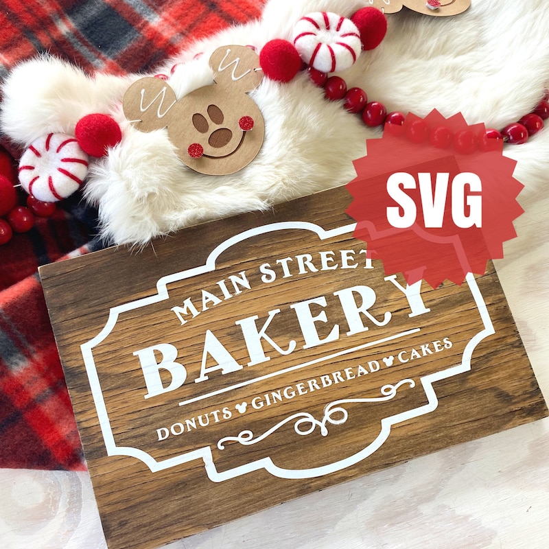 Christmas Bakery Sign - Etsy