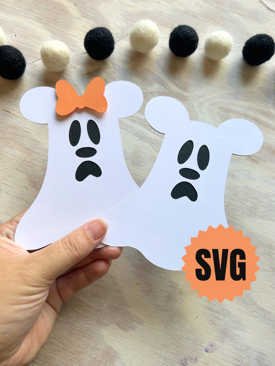 Mouse Ghost SVG - Cut File for Cricut or Silhouette - Etsy
