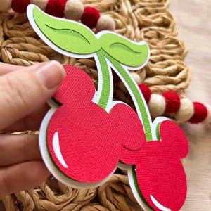 Mickey Cherries SVG: archivo de corte digital para Cricut y Silhouette ...