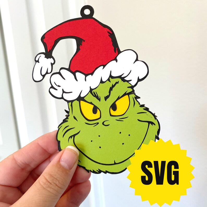 Grinch T Tag Svg Multi Layered Cut File Cricut Etsy Australia