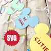 Shaker Gift Tag SVG Cut File for Cricut Silhouette Glowforge - Etsy