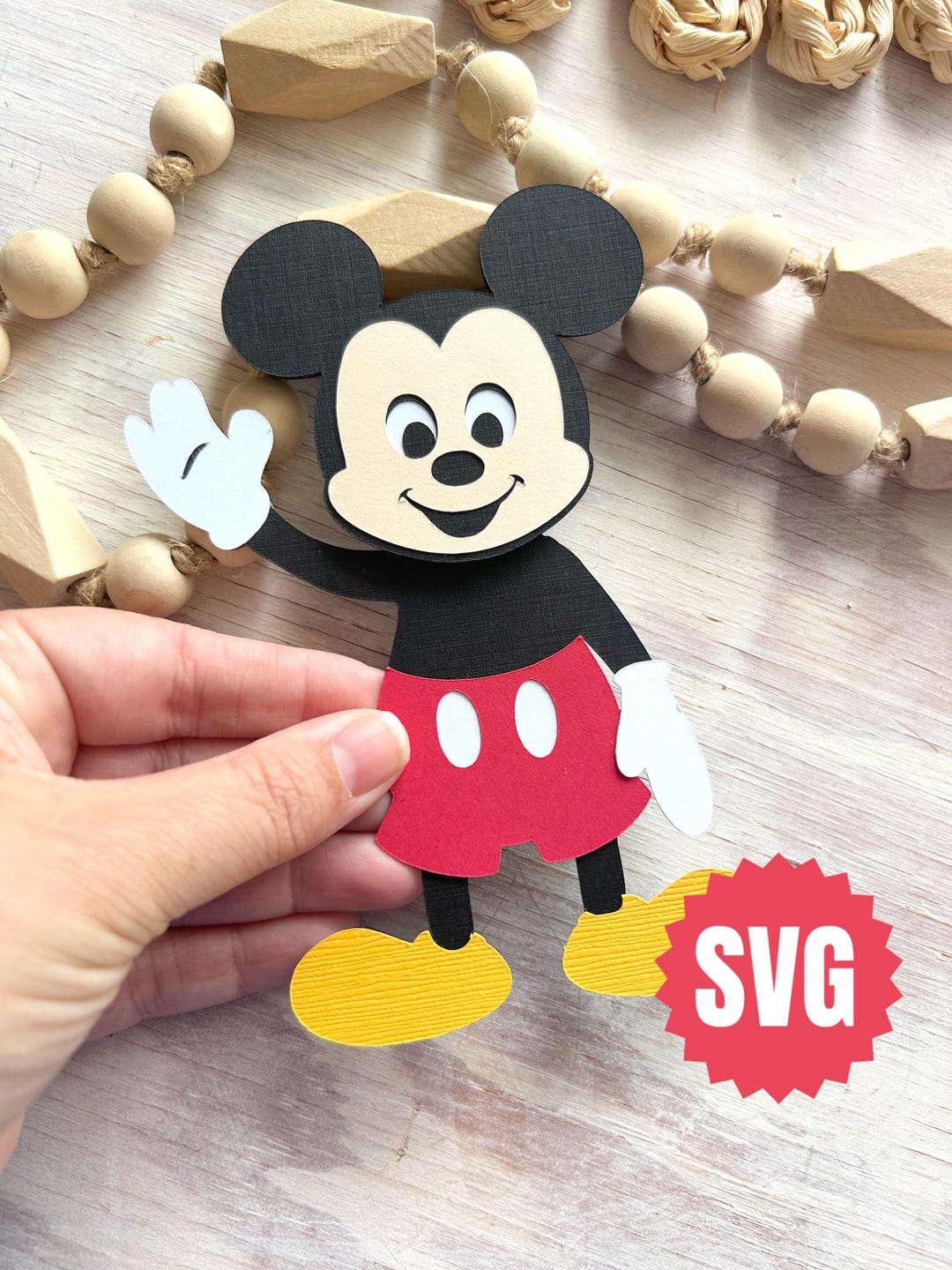 Mickey SVG - Digital Cut File for Cricut Silhouette Glowforge - Etsy