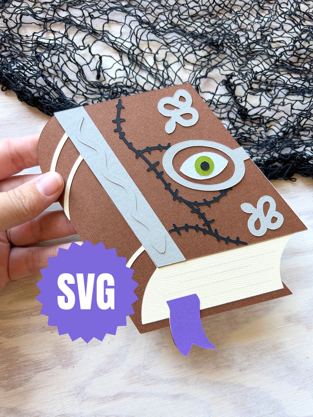 Hocus Pocus Book SVG - Digital Cut File - Cricut Silhouette Glowforge ...