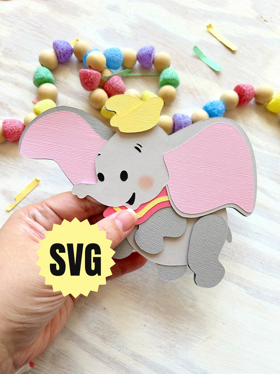 Dumbo SVG - Digital Cut File Cricut Silhouette Glowforge - Etsy