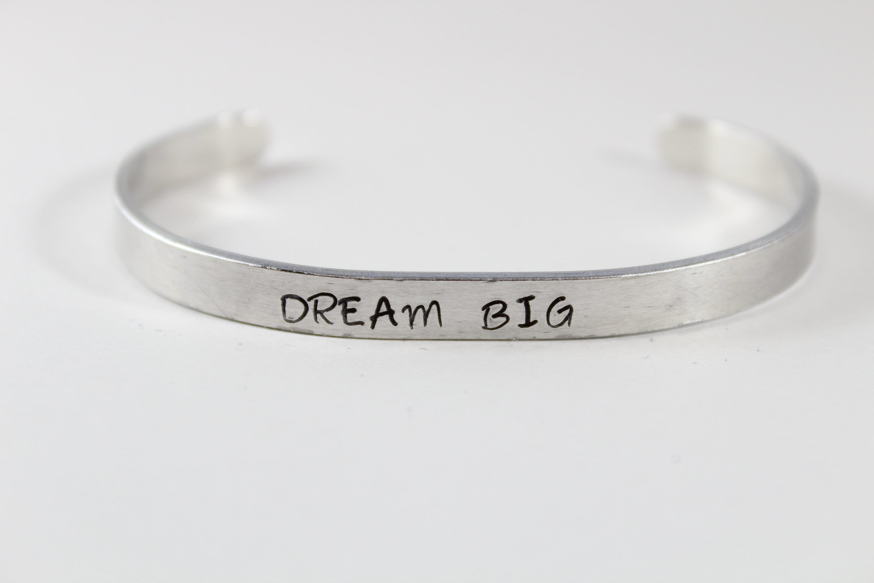 Dream Big, Bracelet, Hand Stamped, Customizable, Mom, Gifts, Gift for ...
