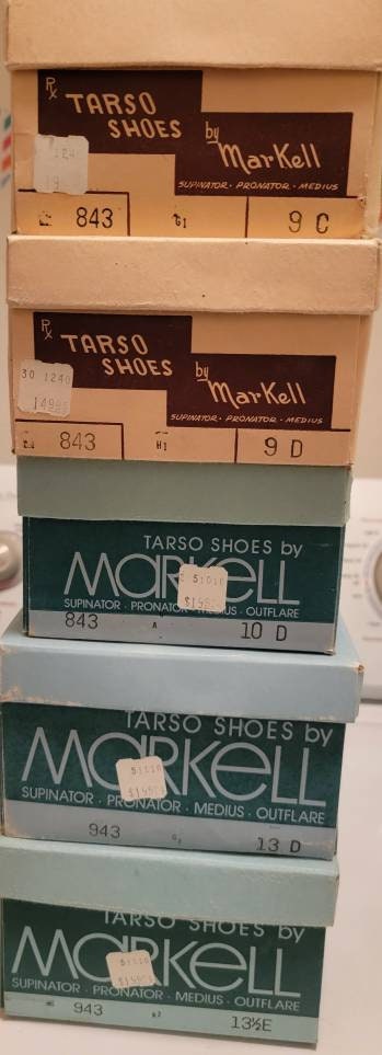 Black Ortho Corrective Markell Tarso Kids Shoes Vintage Deadstock NIB ...
