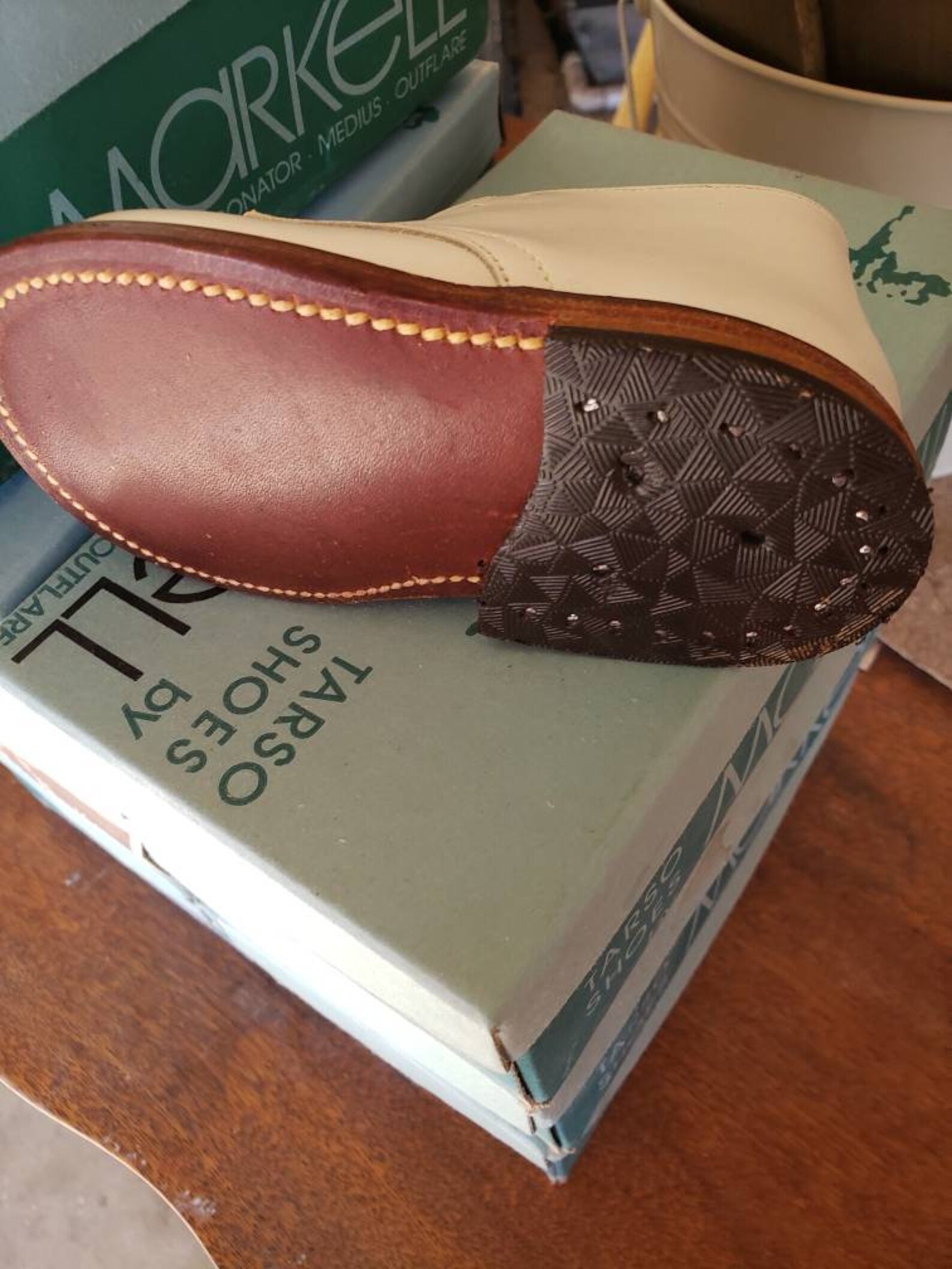 Vintage Corrective Orthopedic White High Top Shoes Made by Markell ...