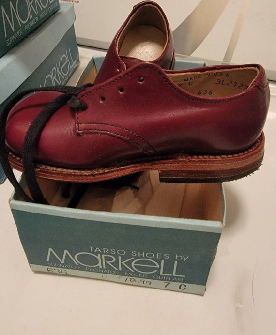 Brown orthopedic corrective toddler shoes markell tar… - Gem