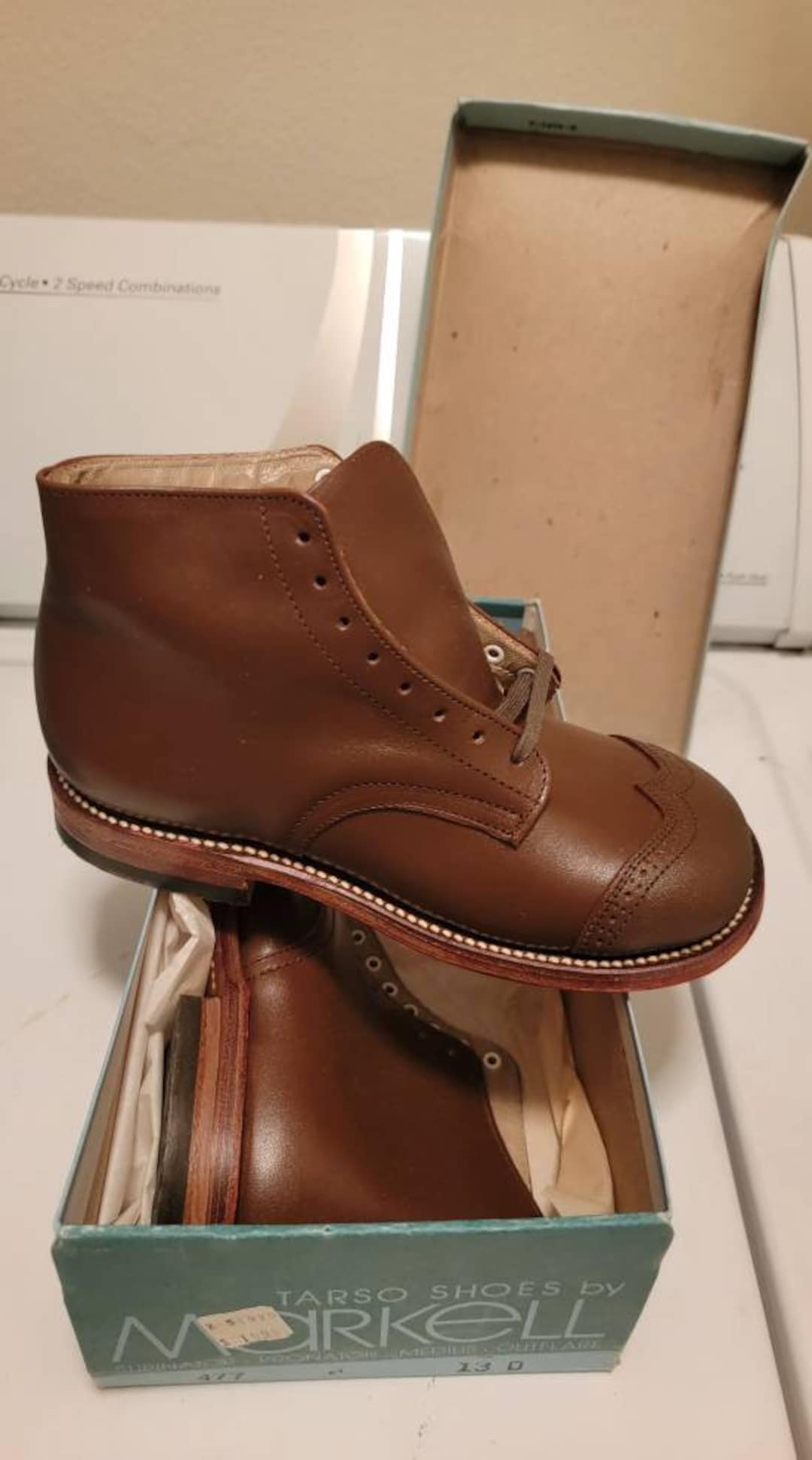 Markell Tarso Corrective Ortho Kids Shoes Brown High Top Wing Tipped - Etsy