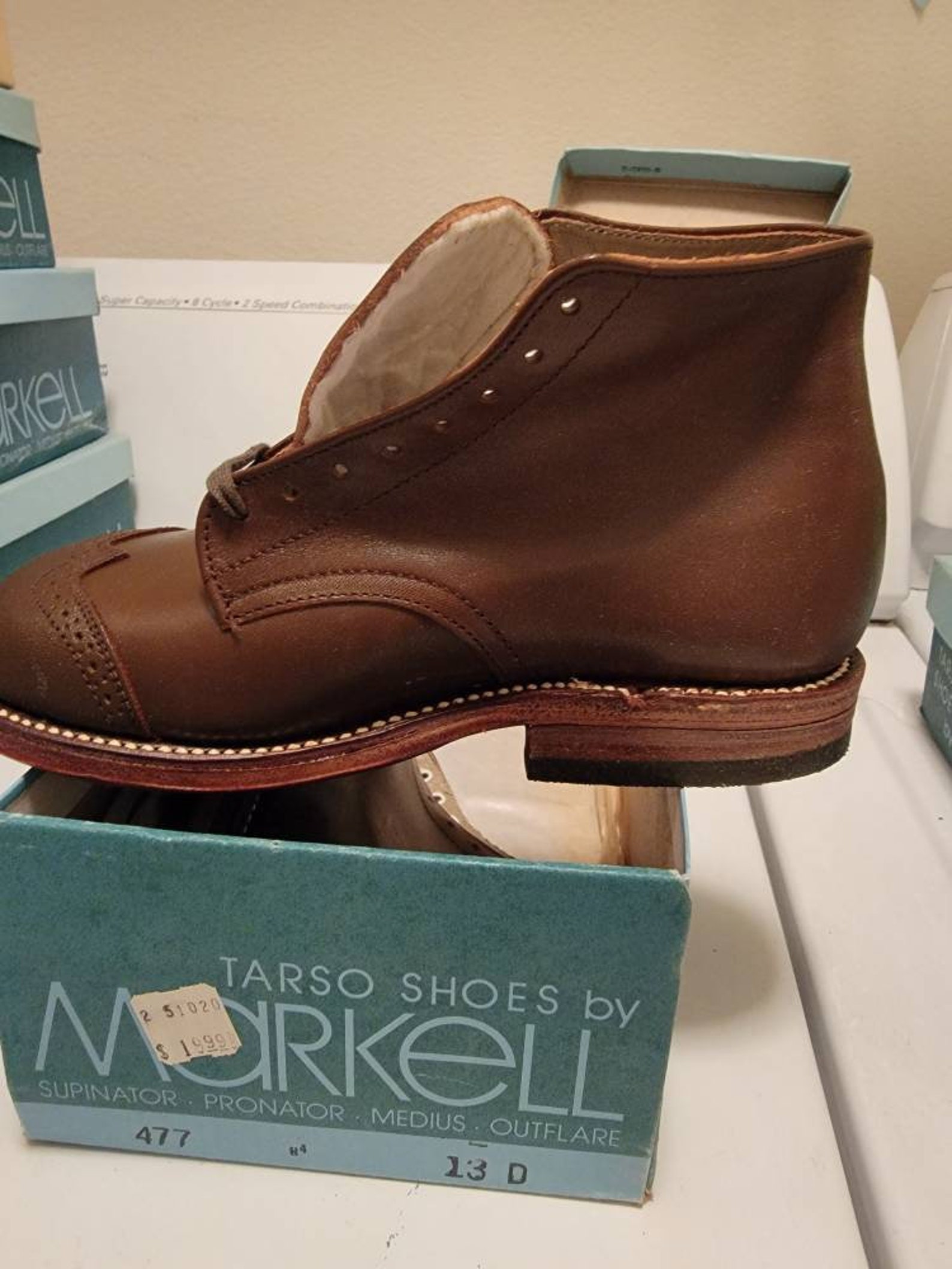 Markell Tarso Corrective Ortho Kids Shoes Brown High Top Wing Tipped - Etsy