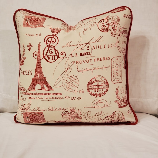 Paris Pillows - Etsy