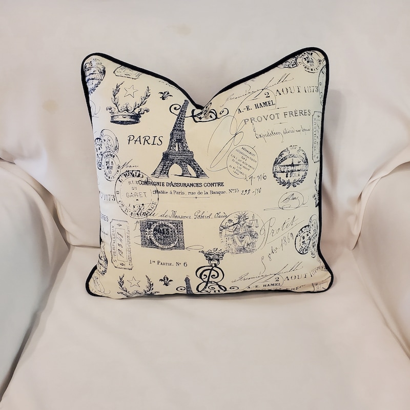 Paris Pillows - Etsy