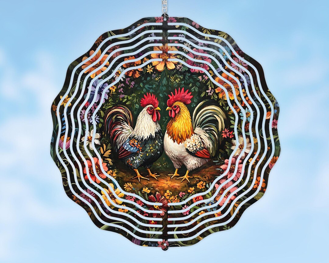 Chicken Wind Spinner - Rooster Country Farmhouse PNG Sublimation Design ...