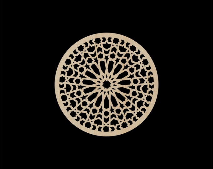O-036 - Moroccan, Moorish, Spanish, Zowaqa, Lasercut Wood, Fretwork ...