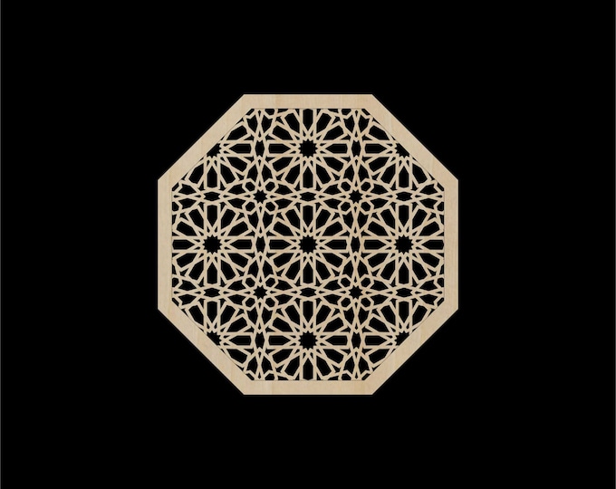 O-035 - Moroccan, Moorish, Spanish, Zowaqa, Lasercut Wood, Fretwork ...