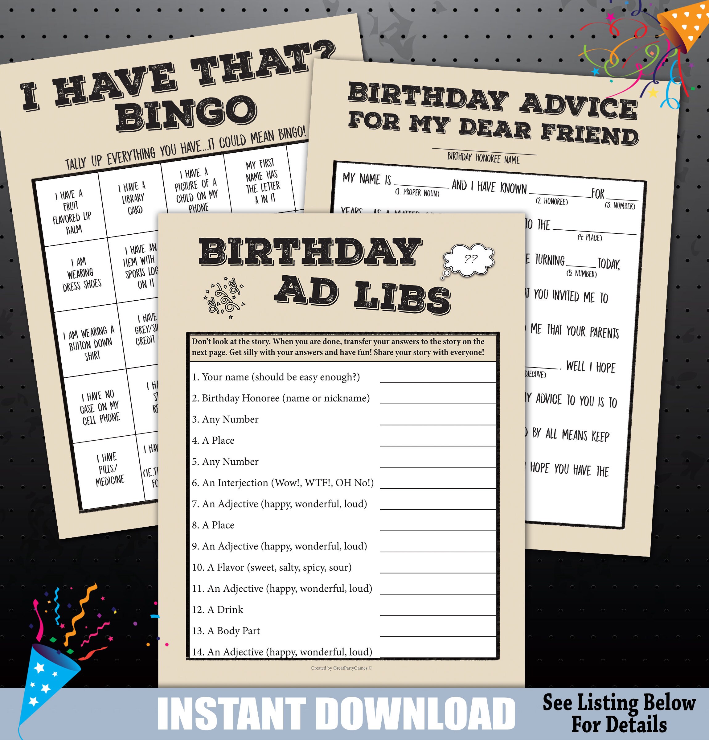 1991 Birthday Party Games, 1991 Party Trivia Games, Born in 1991 Trivia ...