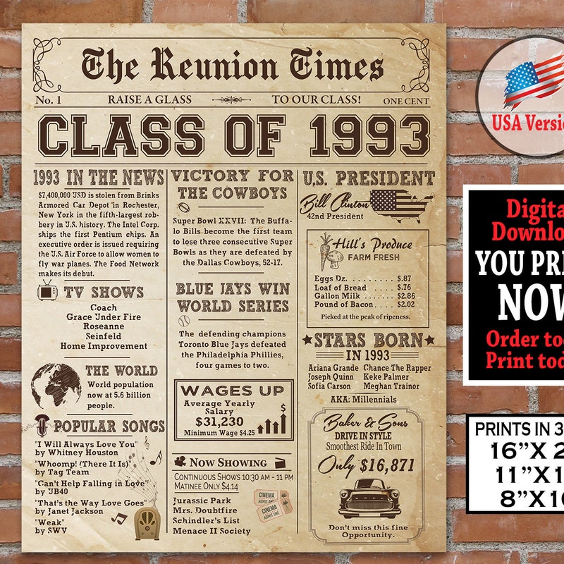 Back in 1993 - Etsy