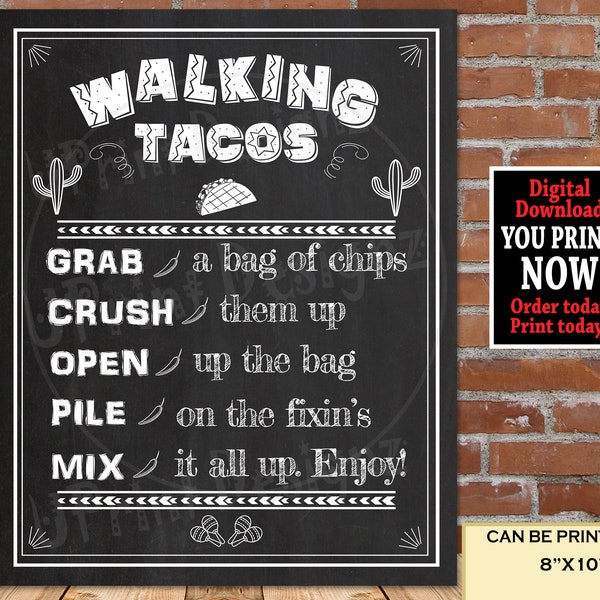 Taco Bar Sign - Etsy
