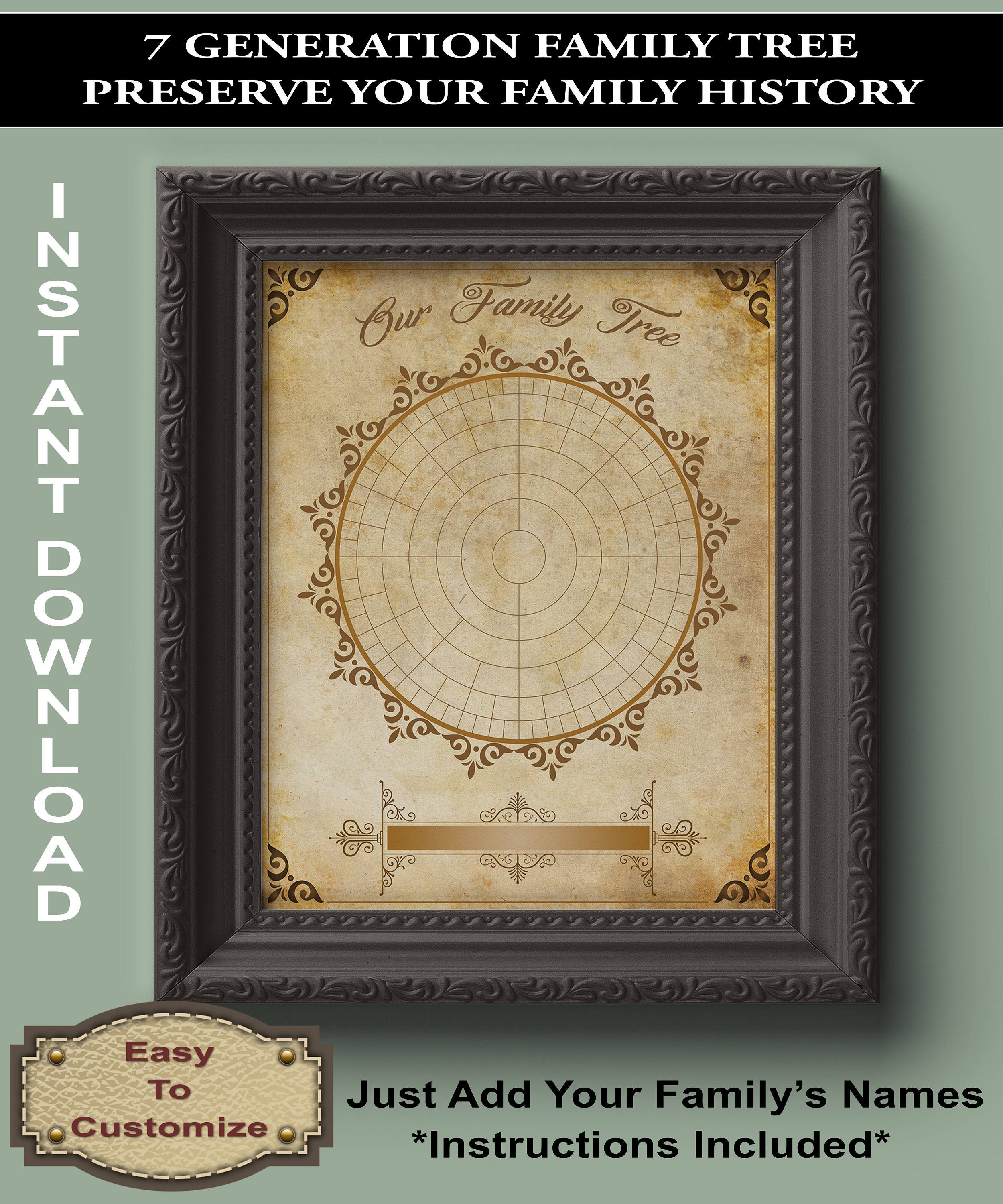 Family History Charts Templates