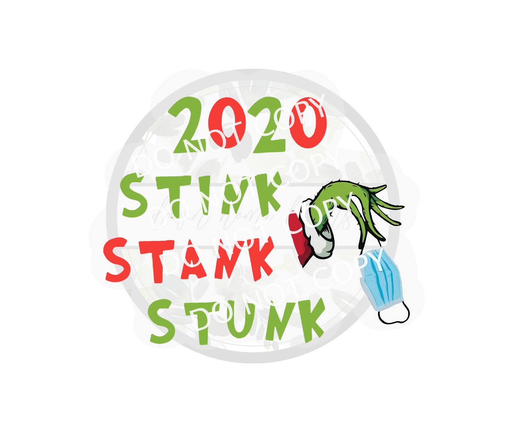 Stink Stank Stunk DIGITAL DOWNLOAD| Hand Holding Mask| Christmas ...