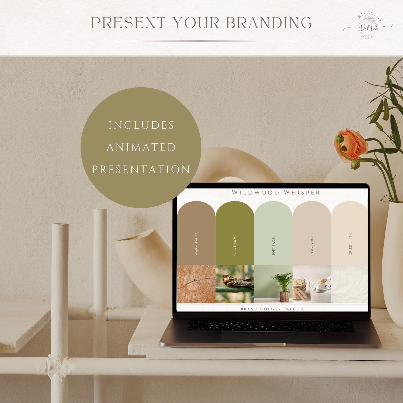 Brand Colour Palette in Wildwood Whisper | Color Palette With Hex Code ...