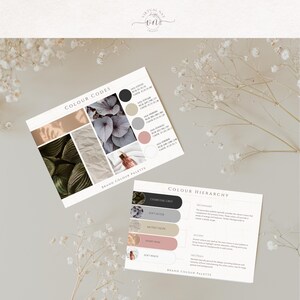 Brand Colour Palette in Minimalist Chic | Monotone Color Palette With ...