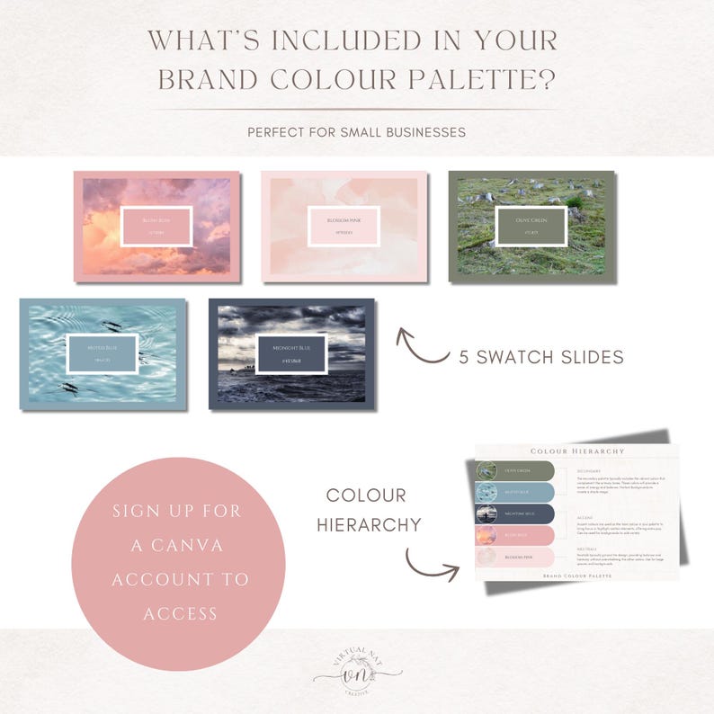 Brand Colour Palette in Verdant Bloom | Botanical Brand Color Palette ...