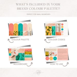 Brand Colour Palette in Tropical Sunset | Summer Brand Color Palette ...