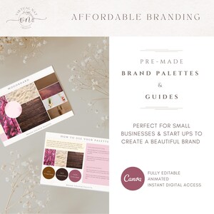 Brand Colour Palette in Warm Ember | Cosy Sunset Brand Color Palette ...