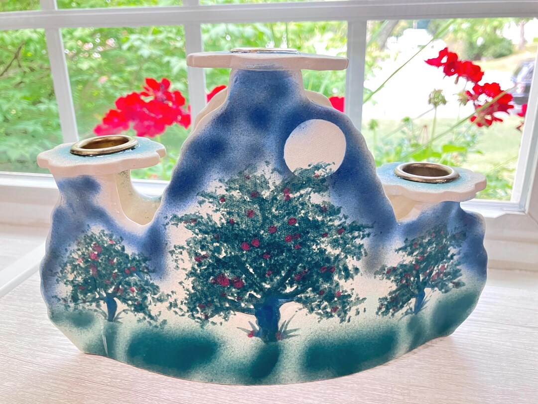 Fall Tri Candle Holder, One of A Kind Studio, N.S. Canada - Etsy