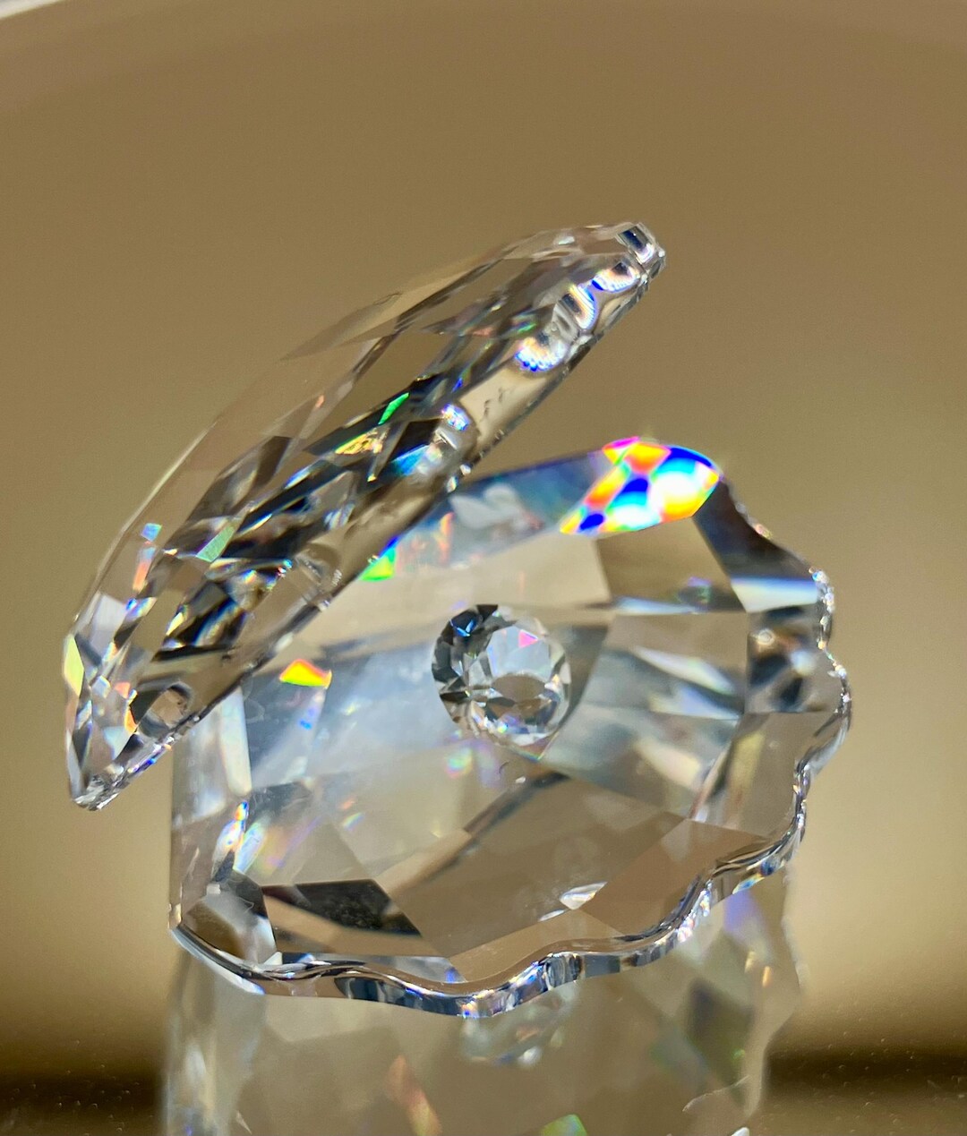 SWAROVSKI Crystal Clamshell With Diamond - Etsy