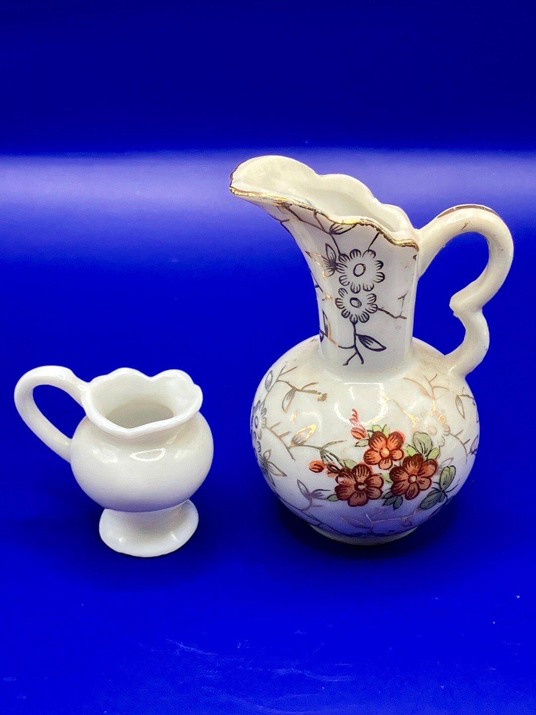 FRENCH Miniature Pottery Pitchers - Etsy