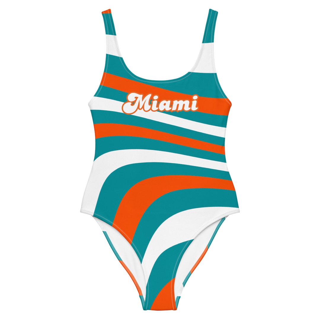 Miami Bodysuit / Miami Swimsuit / Dolphins Swimsuit / Dolphins Bodysuit ...