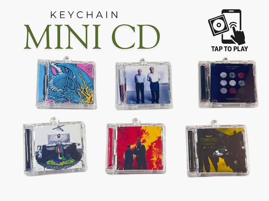 Mini CD Keychain NFC – 6 Cds Discography Twenty One Pilots ...