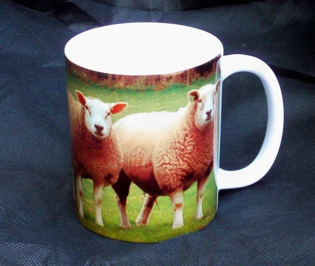Sheep Mug Texel Sheep 11oz Ceramic Gift Mug for People Who Love Sheep ...