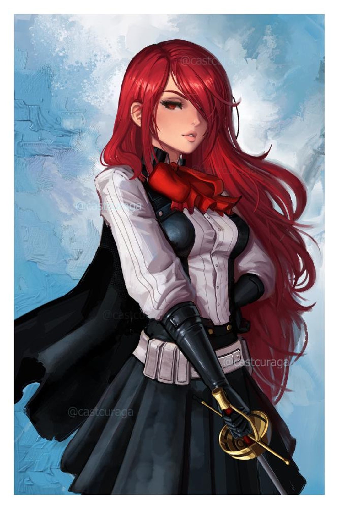 12"x18" Print - Mitsuru- Persona 3 Reload - Etsy