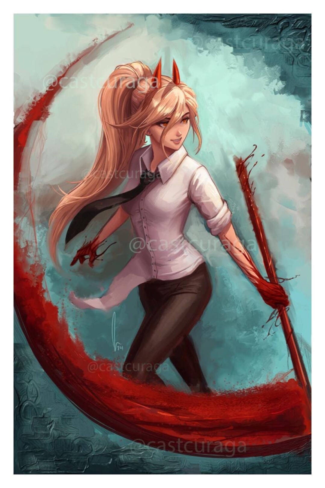 12"x18" Print - Blood Devil - Etsy
