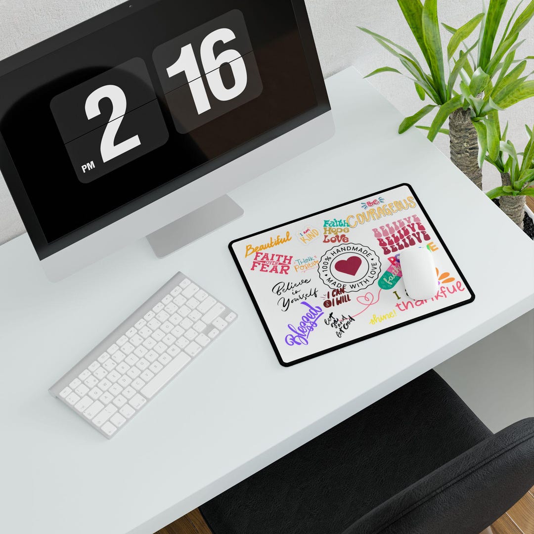 Inspirations Mouse Desk Mat, Office Desk Organizer, Work From Home ...