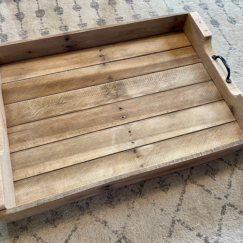 Reclaimed Wood Tray - Etsy