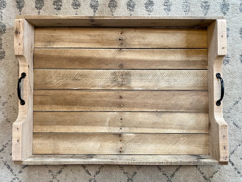 Reclaimed Wood Serving Tray (XL) - Etsy
