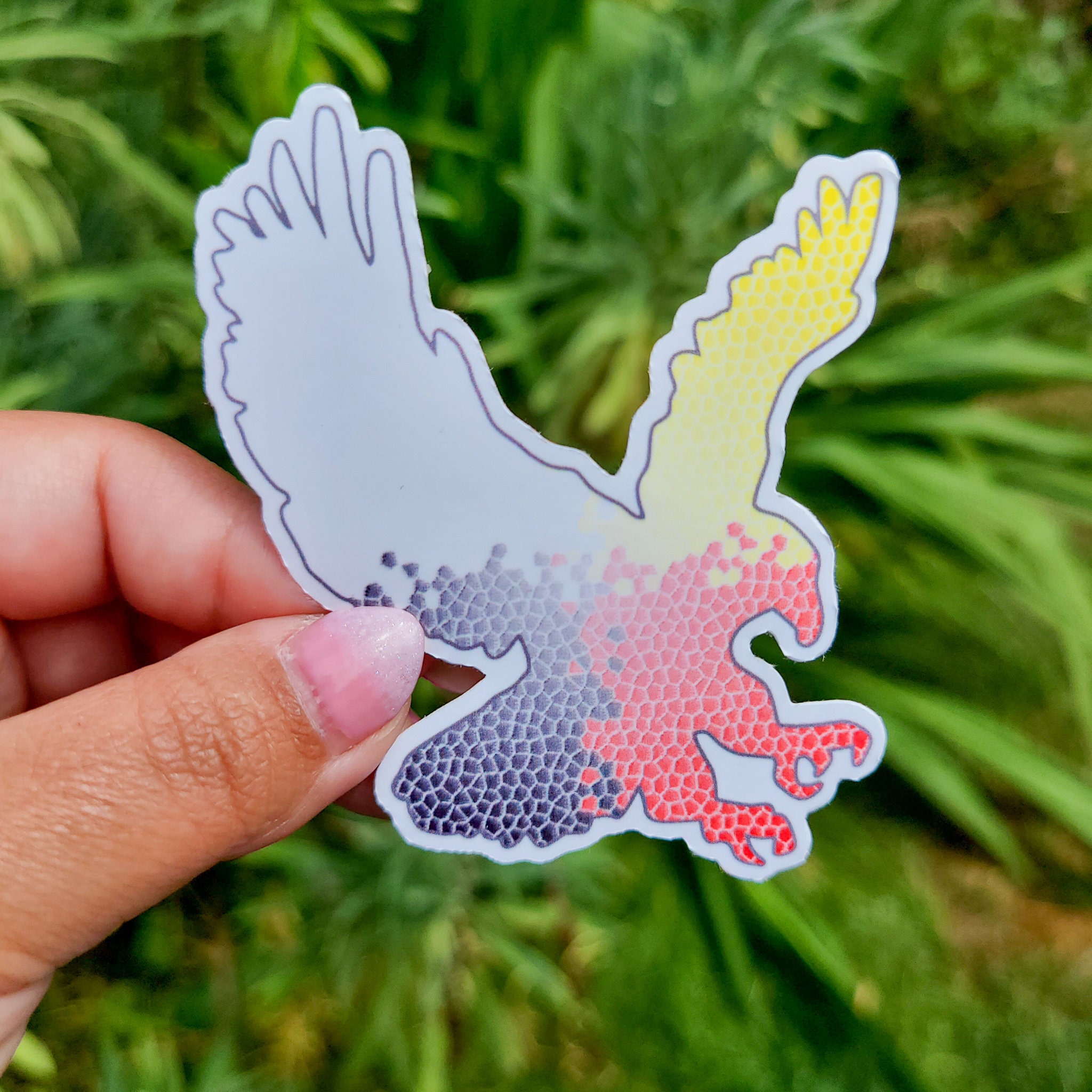 Native American "four Directions" Eagle Sticker | Medicine Wheel ...