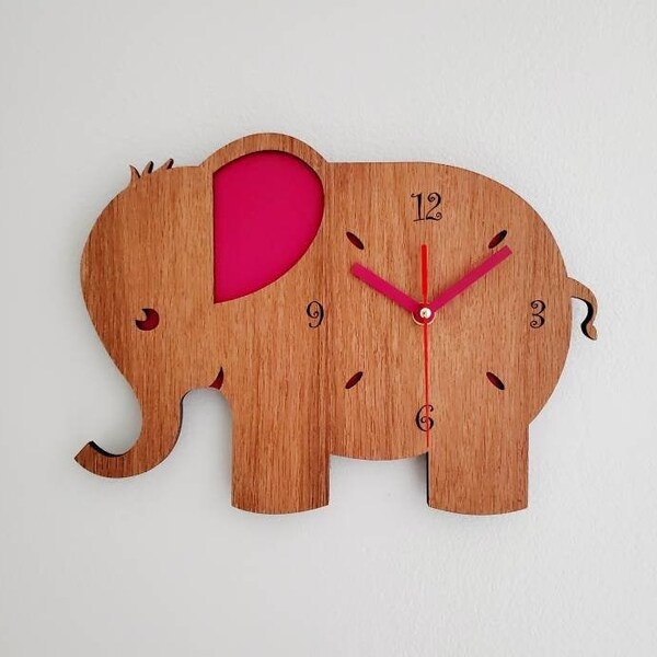 Elephant Clock - Etsy