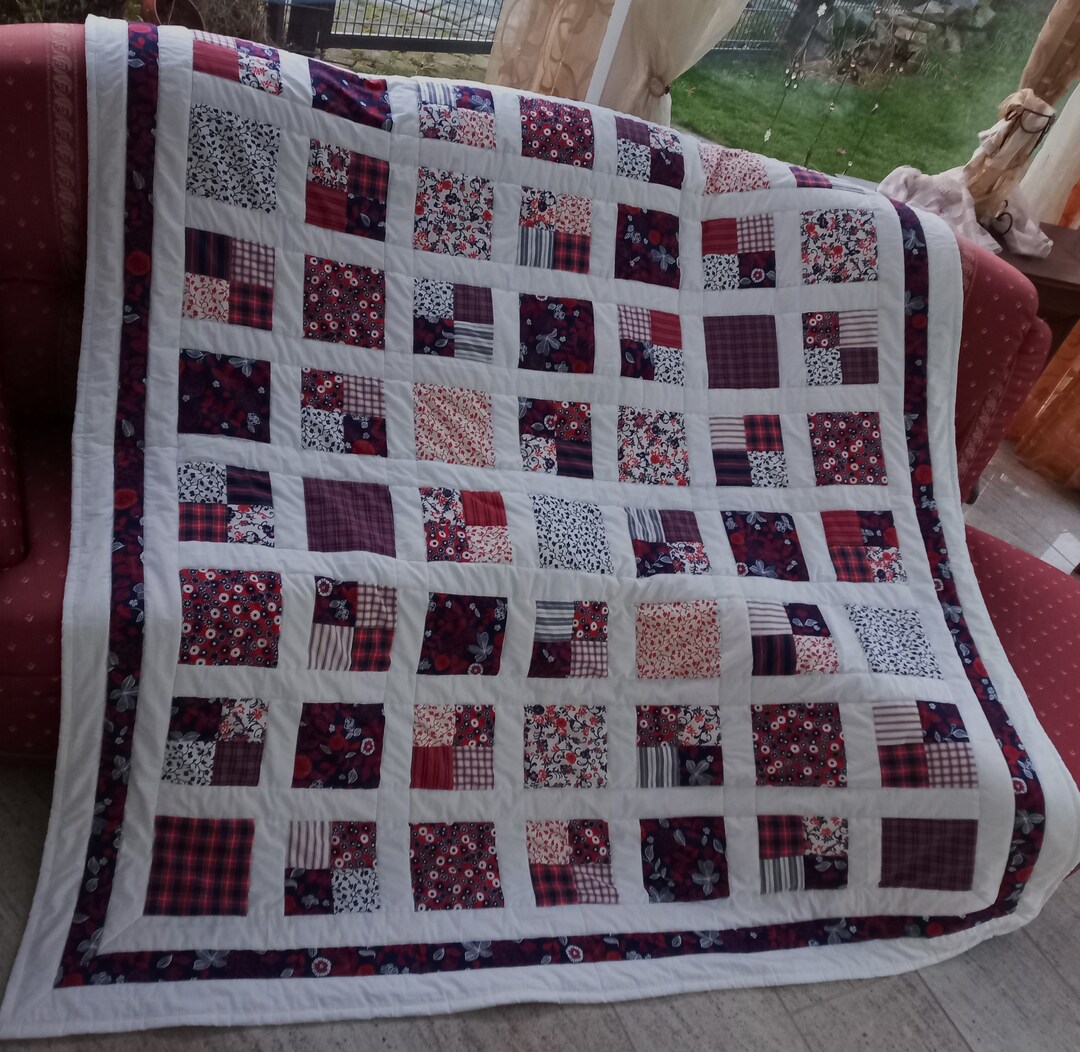 High Quality Unique Patchwork Quilt Made of Designer Quality Fabrics ...