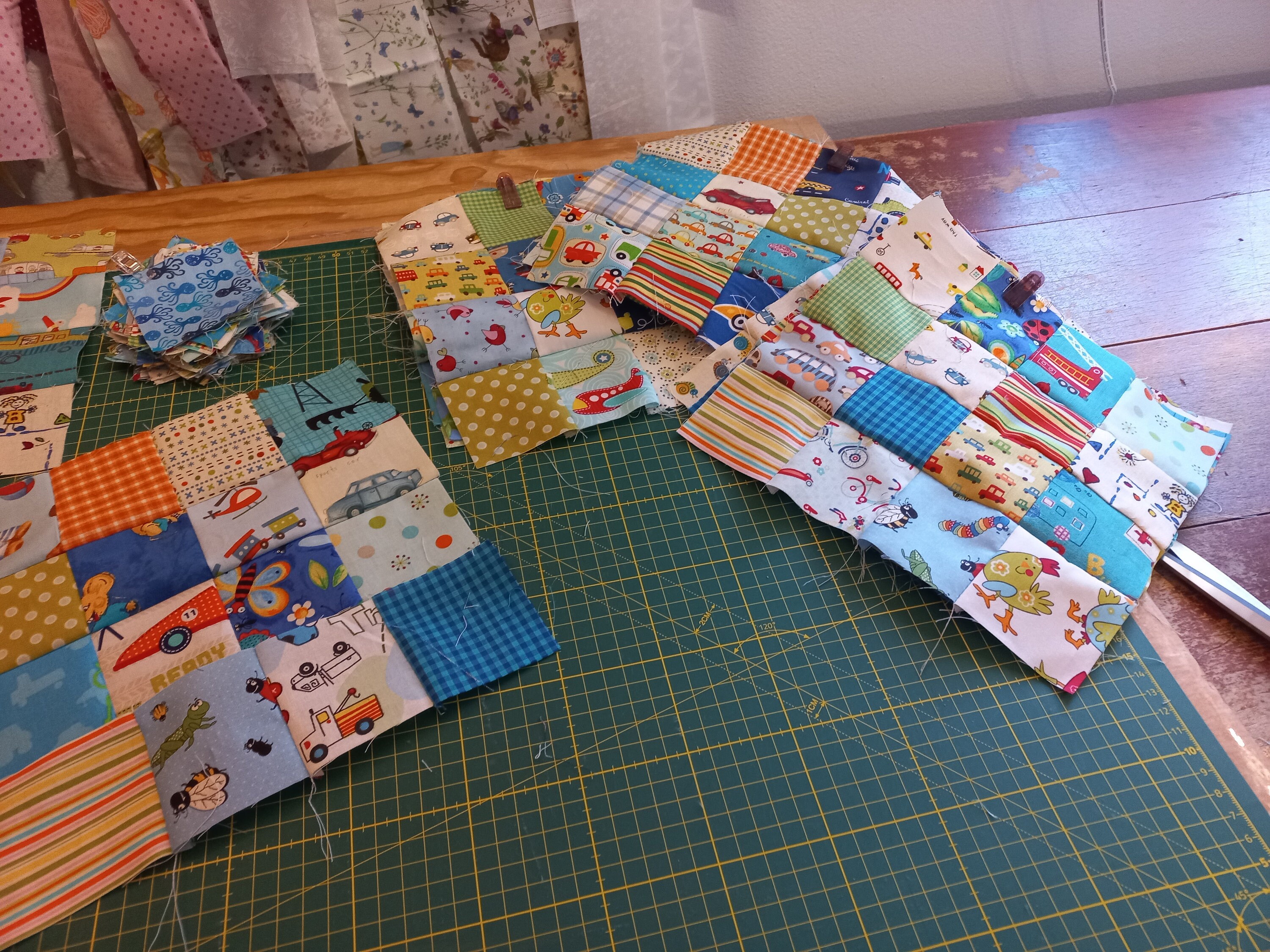 In Process! High Quality Unique Patchwork Quilt / Quilt Made of ...