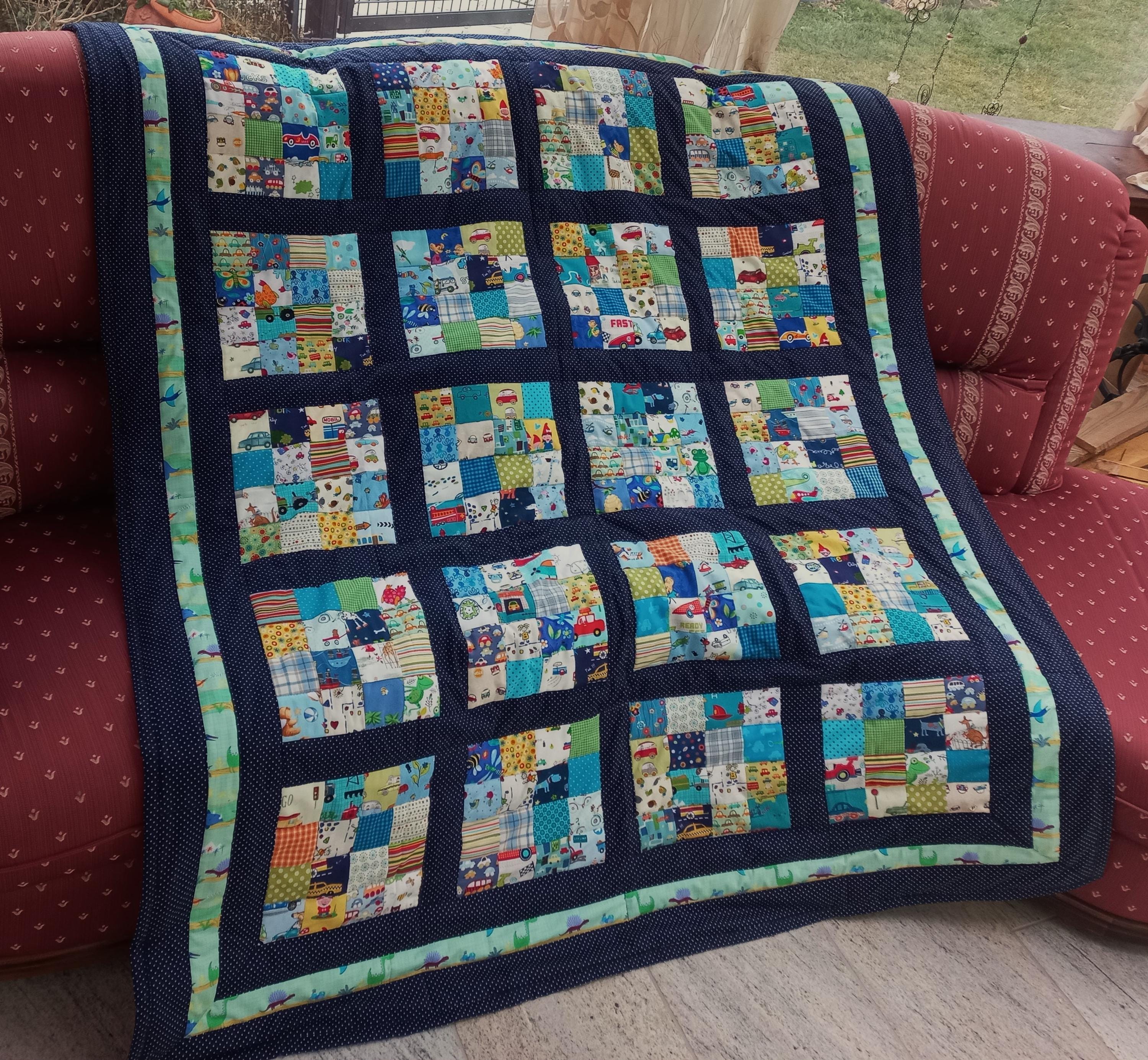 In Process! High Quality Unique Patchwork Quilt / Quilt Made of ...