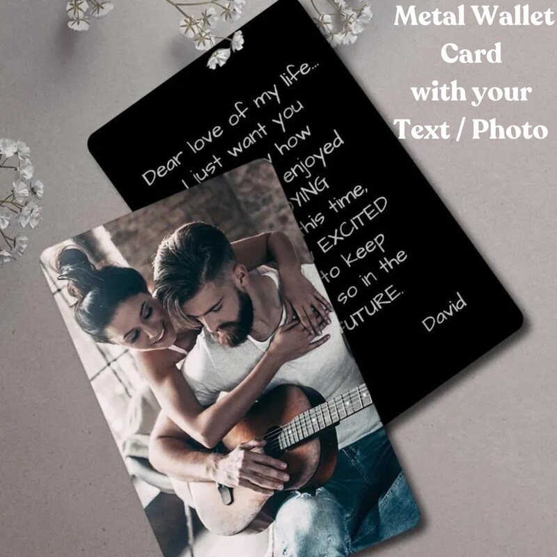 Metal Wallet Card - Etsy